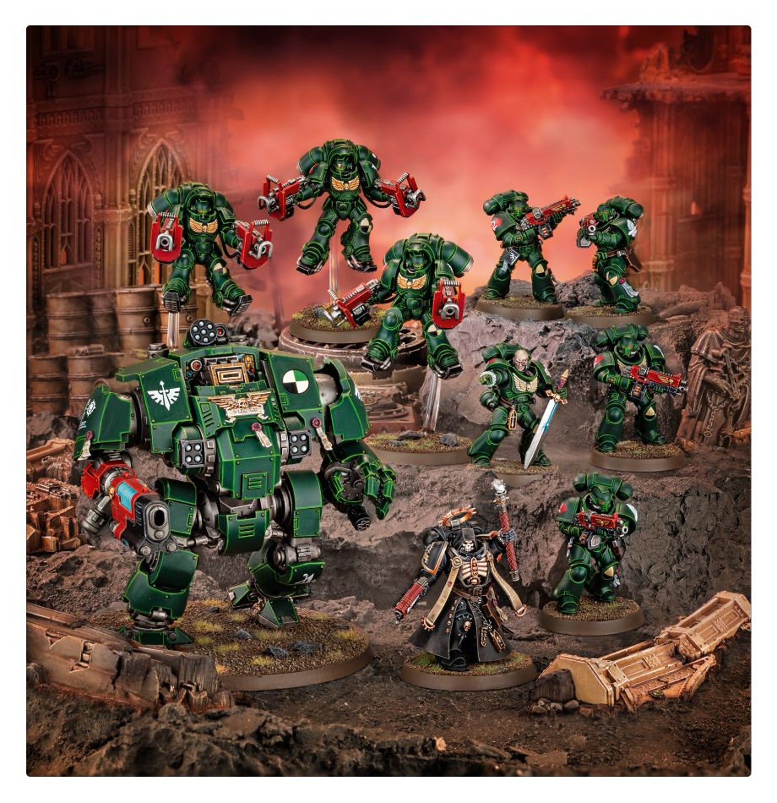 Dark Angels Combat Patrol Box Set Commission Painted. - Etsy