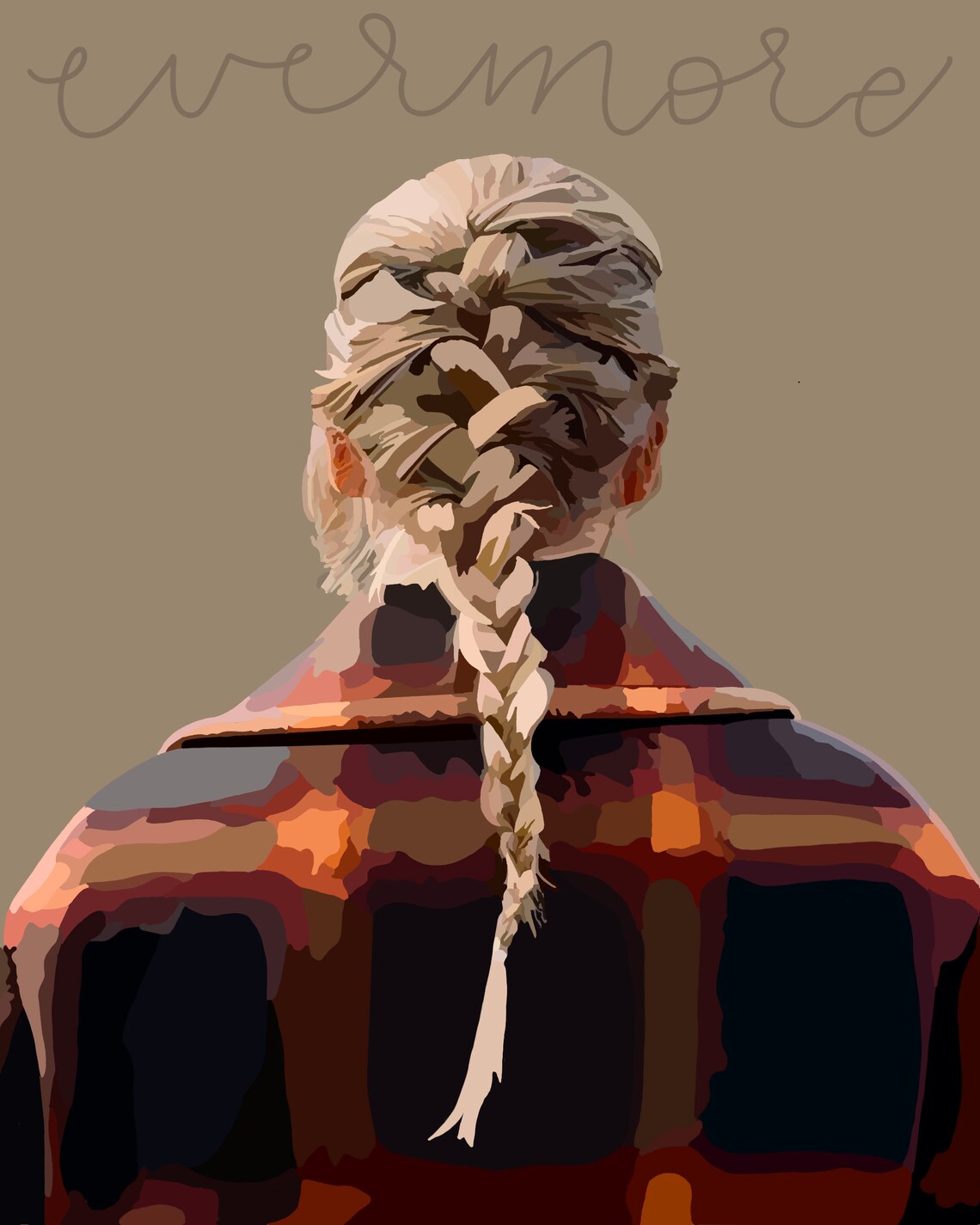 Taylor Swift Evermore Album Digital Print Dos impresiones - Etsy España