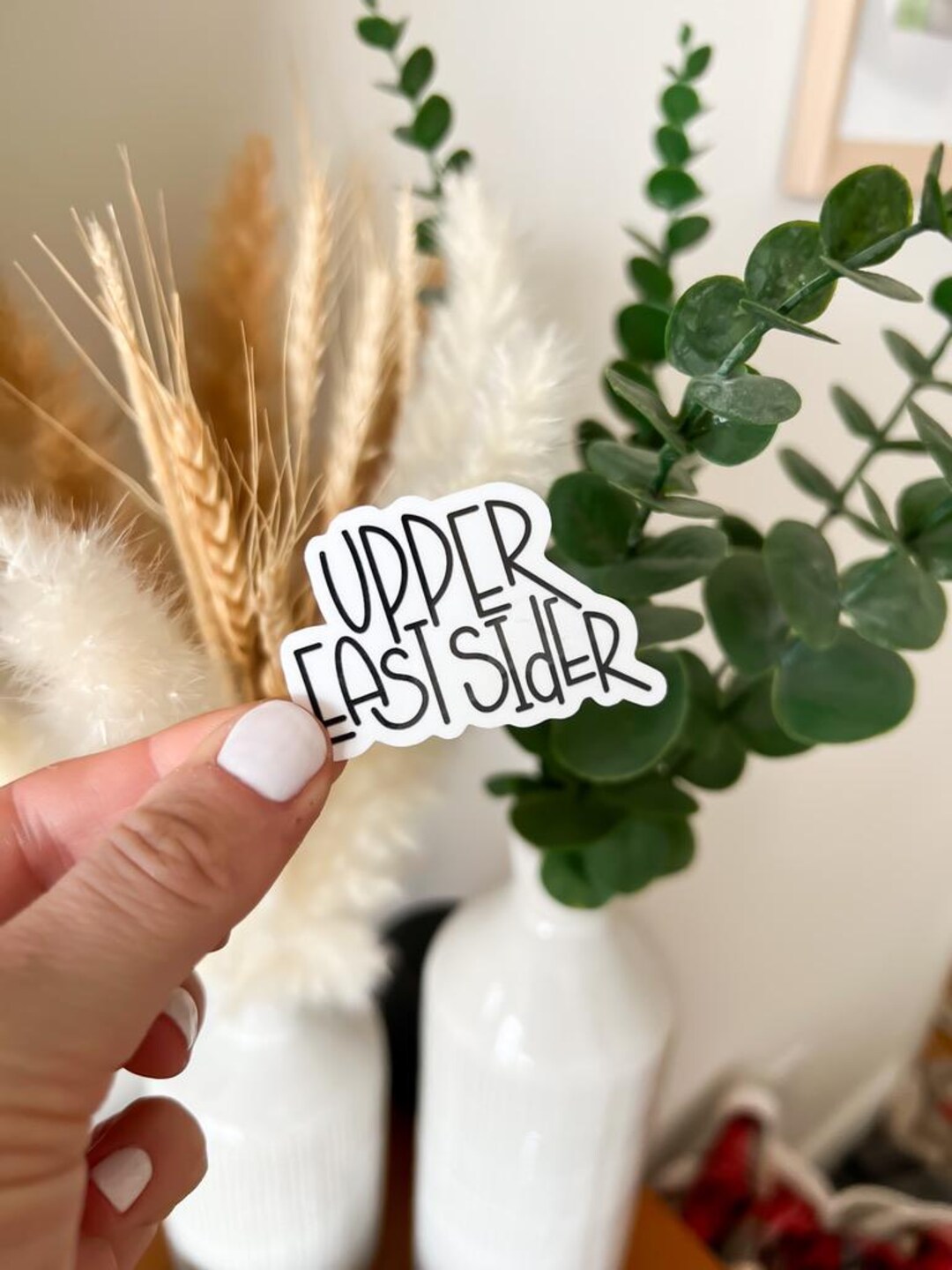 Upper East Sider Sticker | NYC Aesthetic Vinyl Decal | Chic Laptop ...
