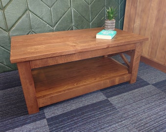 Beech Wood Coffee Table - Etsy UK