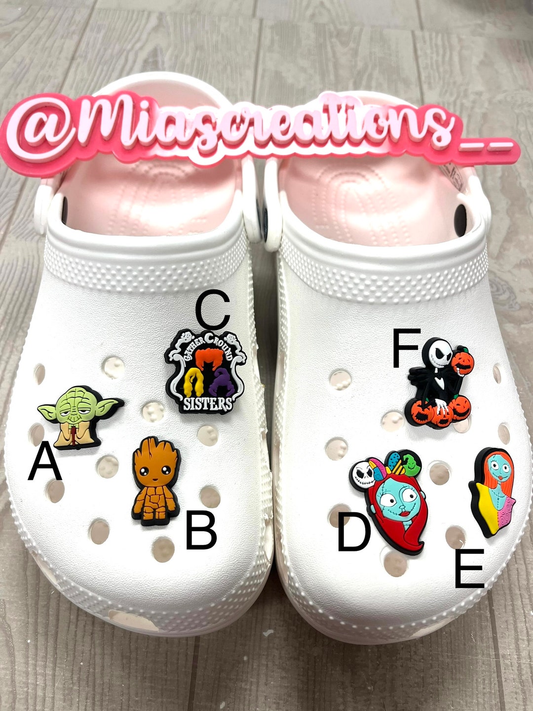 Disney Croc Charms, Disney Shoe Gibbets, Disney Croc Charms - Etsy