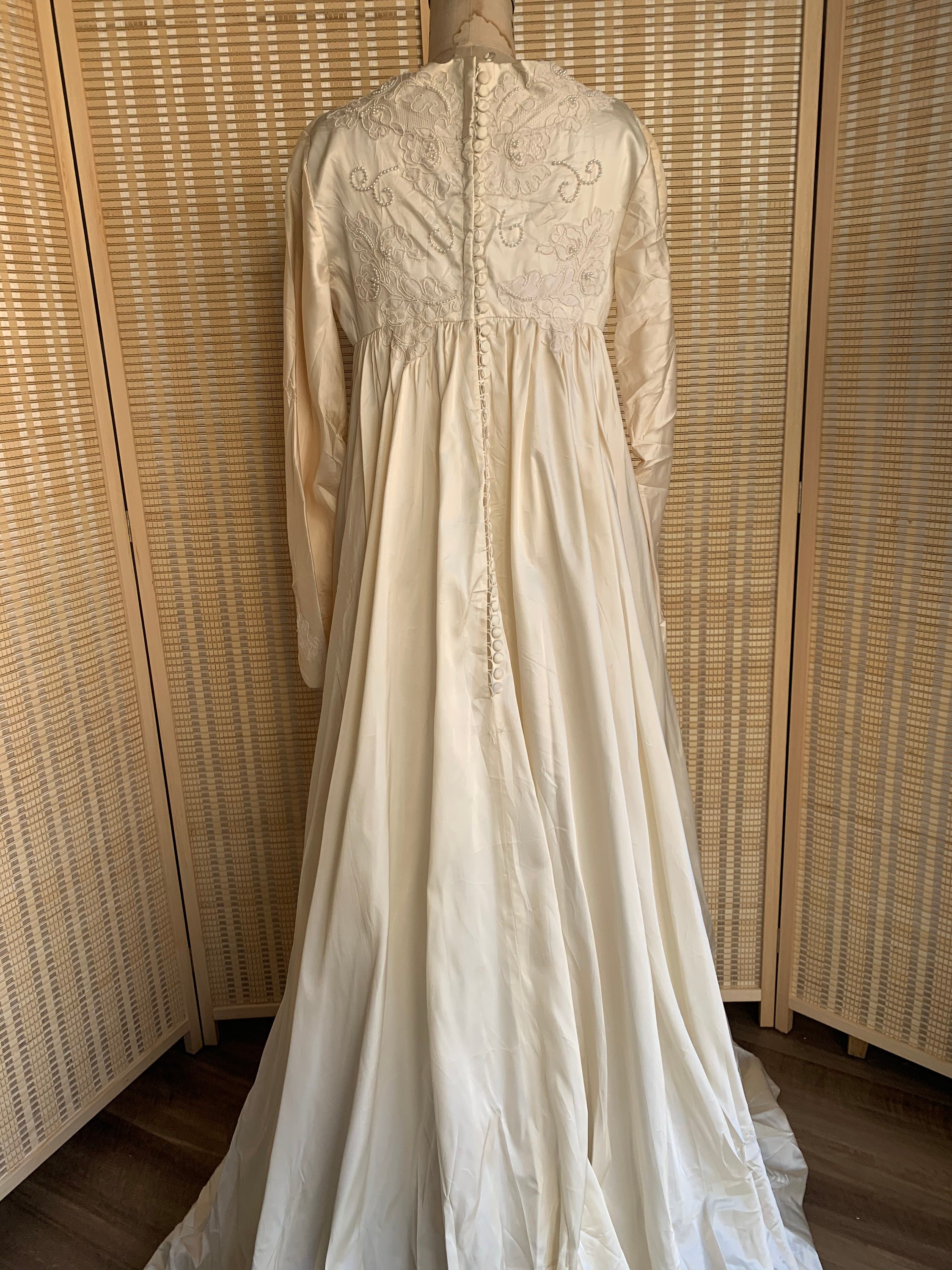 Edwardian Gothic Wedding Dress - Etsy