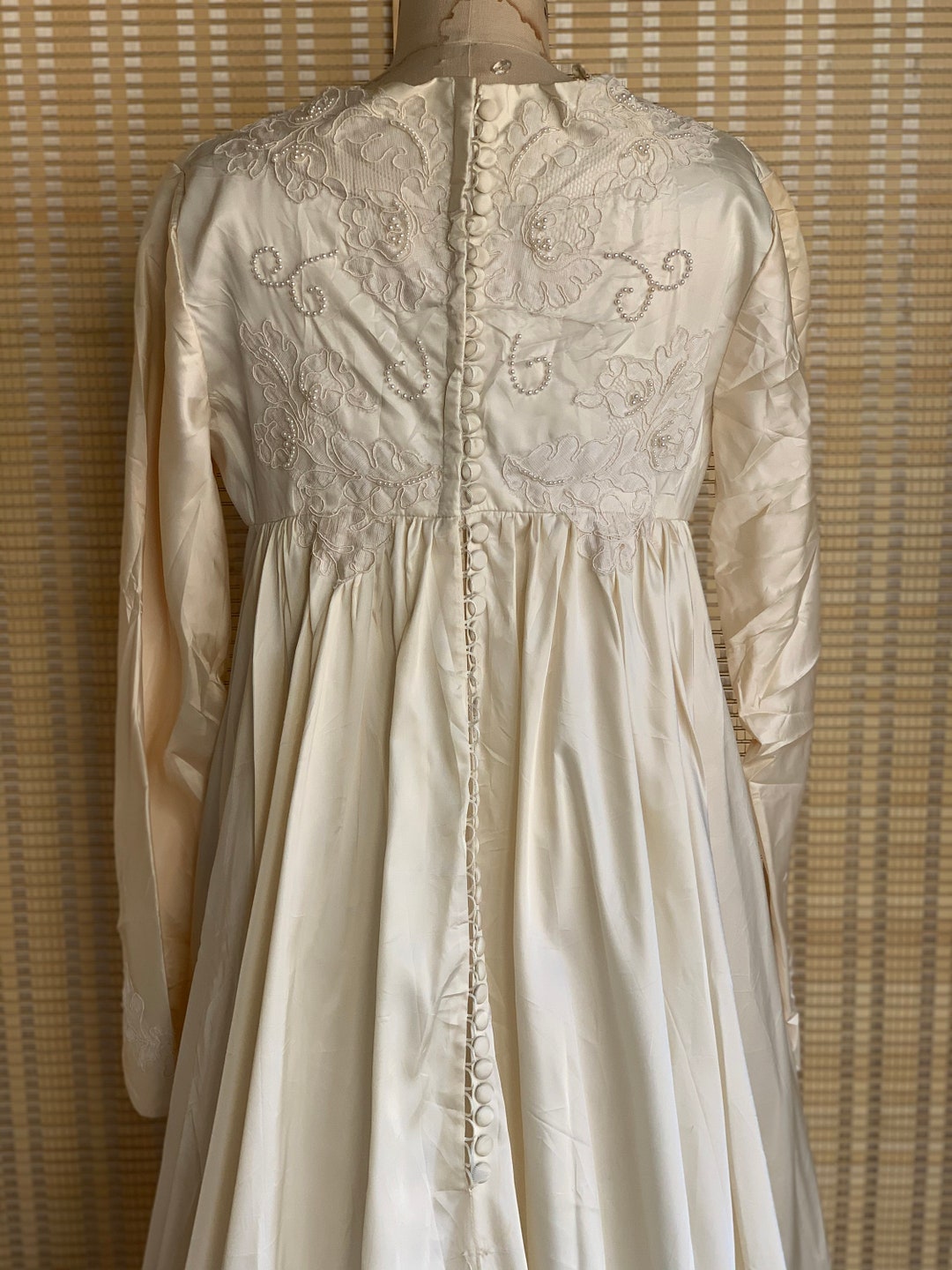 Edwardian Gothic Wedding Dress - Etsy