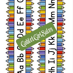 Colorful Alphabet (2 Sizes) - Etsy
