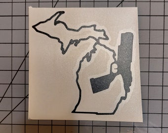Michigan Car Decal - Etsy