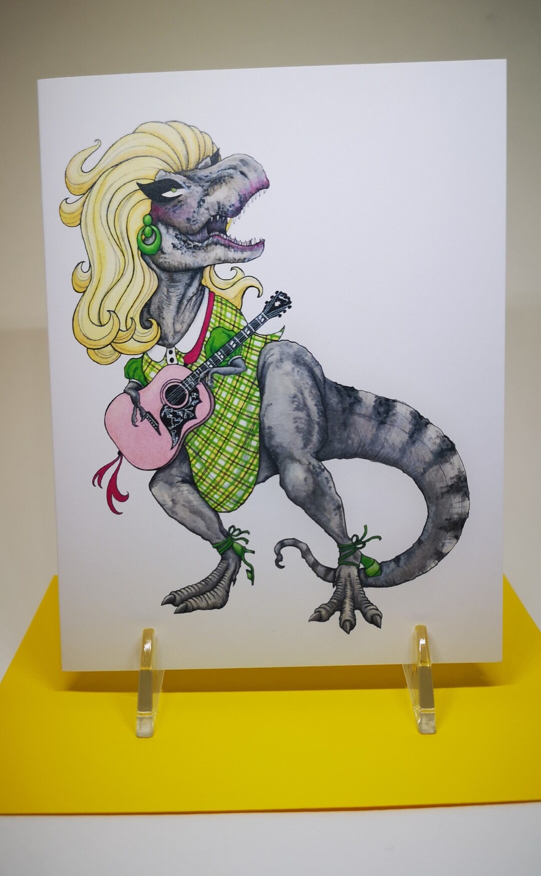 Rexie Mattel, Trixie Mattel Fan Art, Trex, Dinosaur, Greeting Card - Etsy