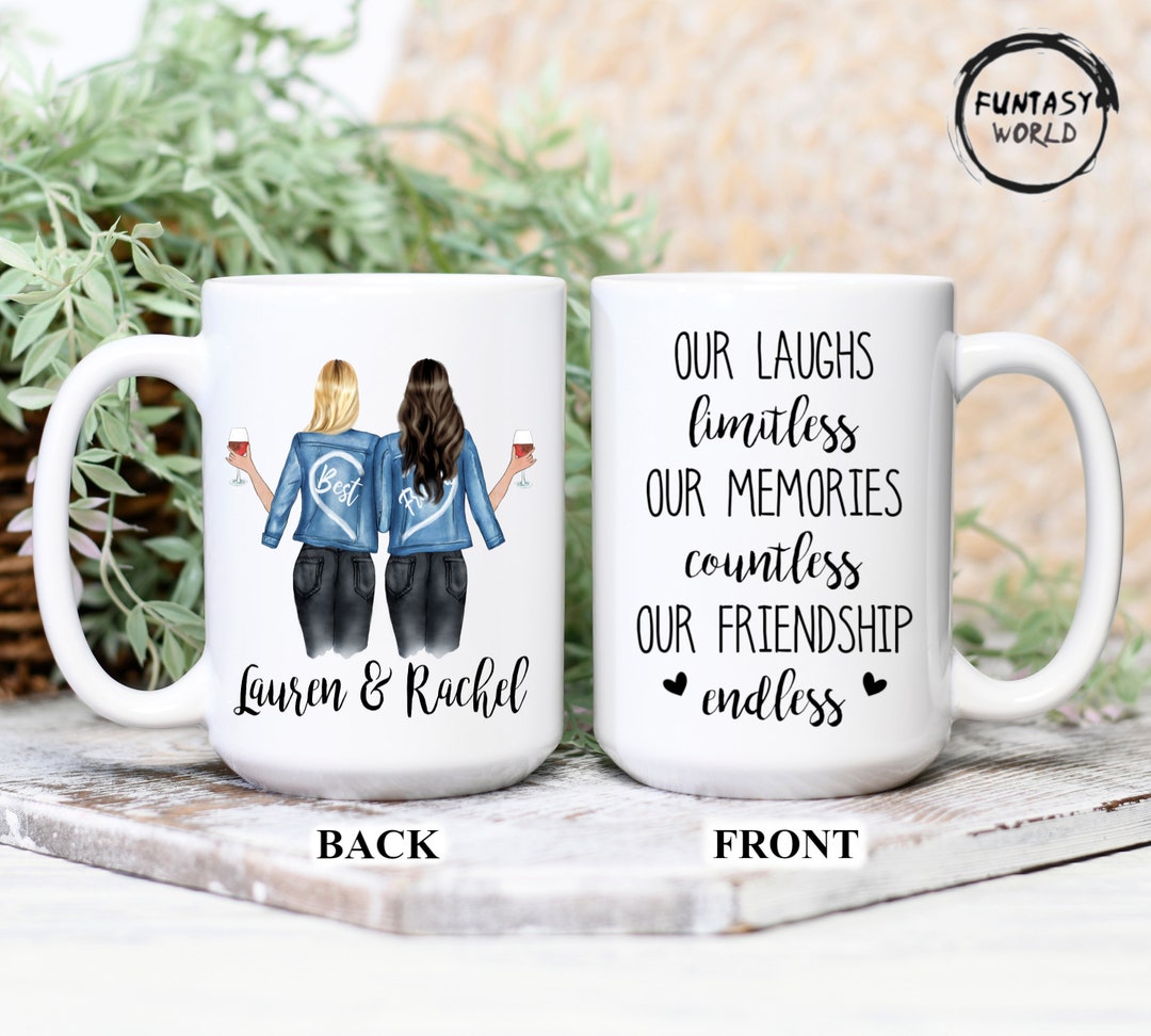 Personalized Best Friend Mug * Custom Best Friend Gift * Our Laughs ...