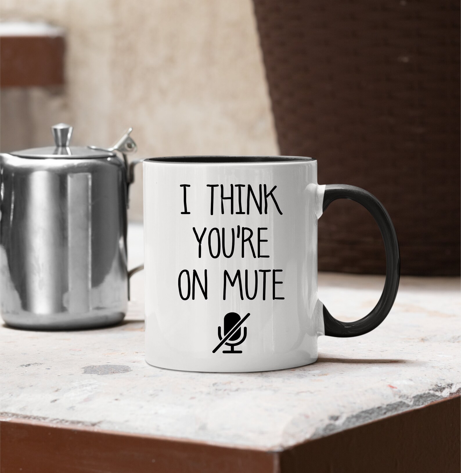 I Think You're on Mute Mug * Funny Coworker Gift * Gift for Colleagues ...