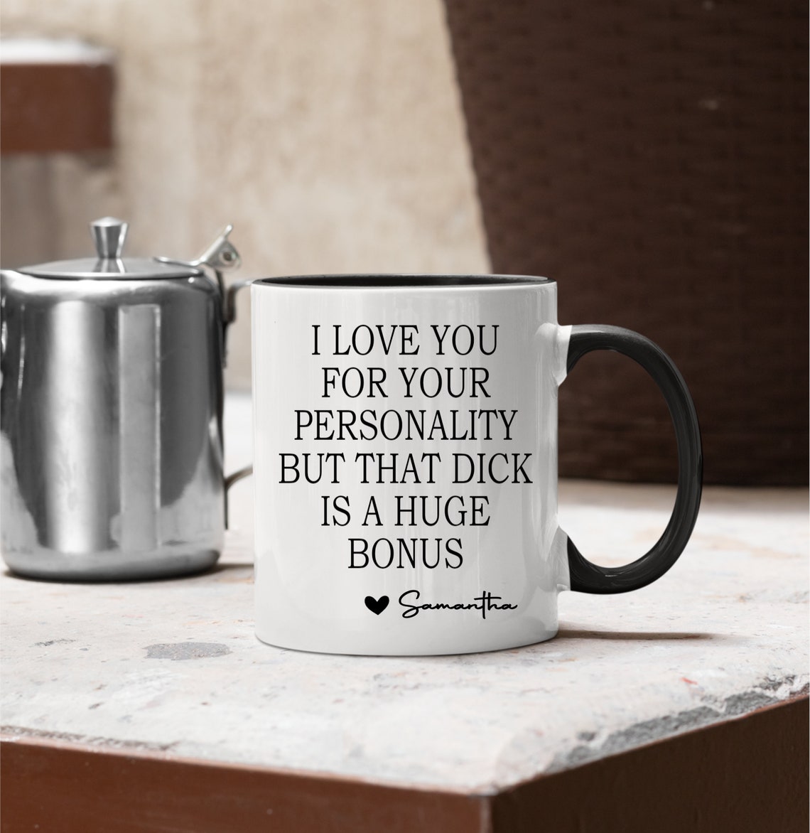 Personalized Mug for Couple Funny Mug for Boyfriend or - Etsy