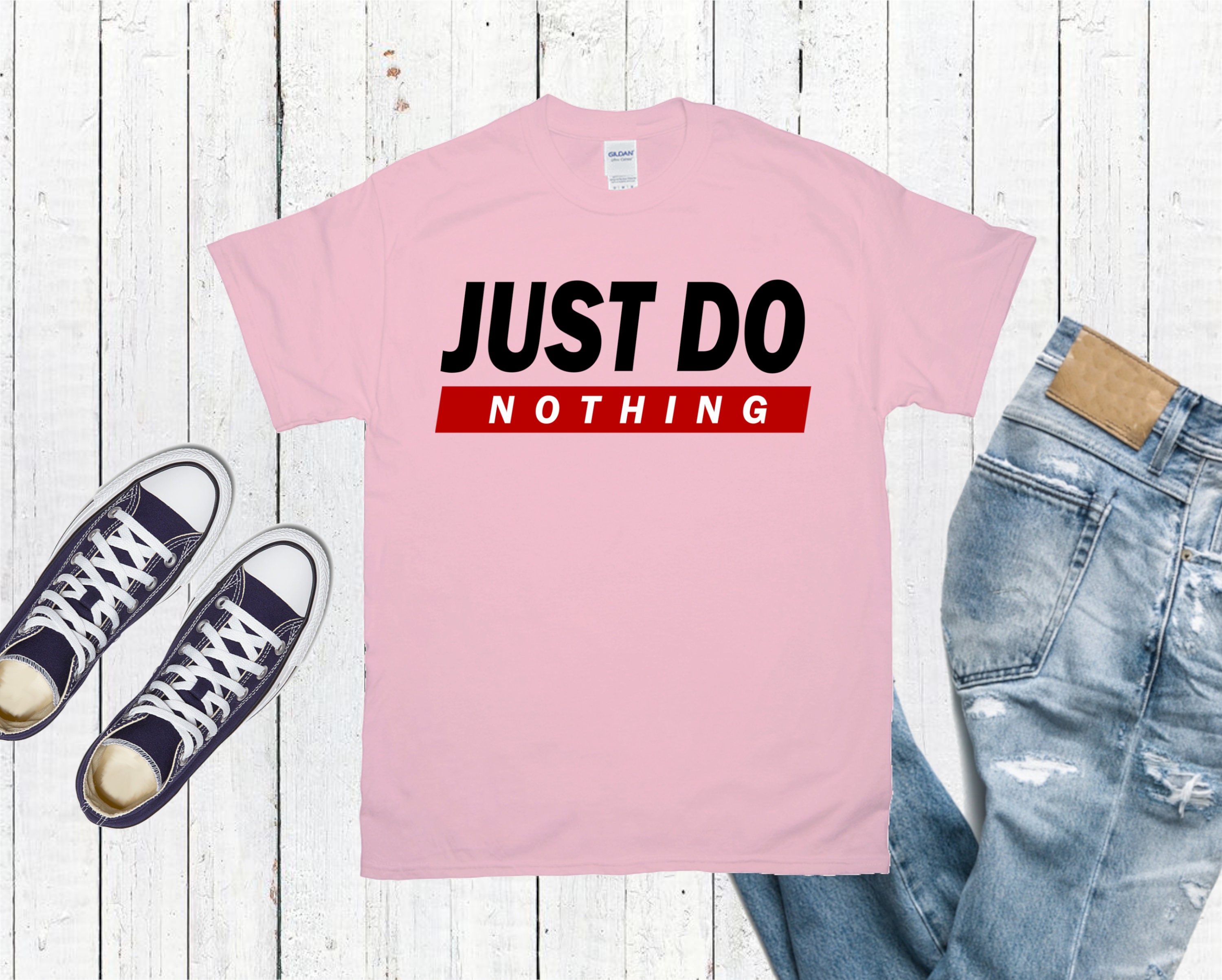 Just Do Nothing T-shirt Unisex Sport Shirt Funny Shirt - Etsy