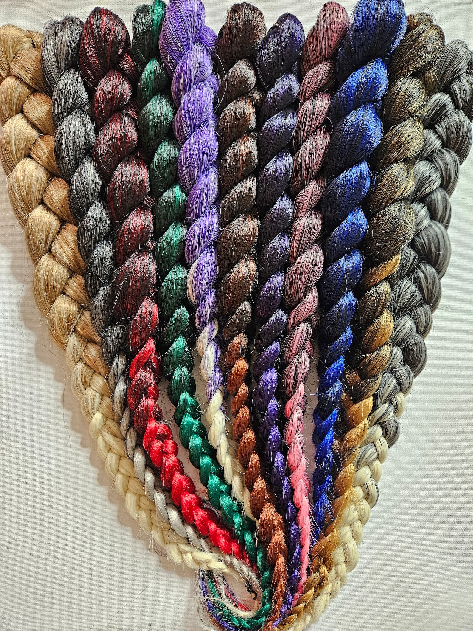 Clip in Braids 20" 2 Colors - Etsy