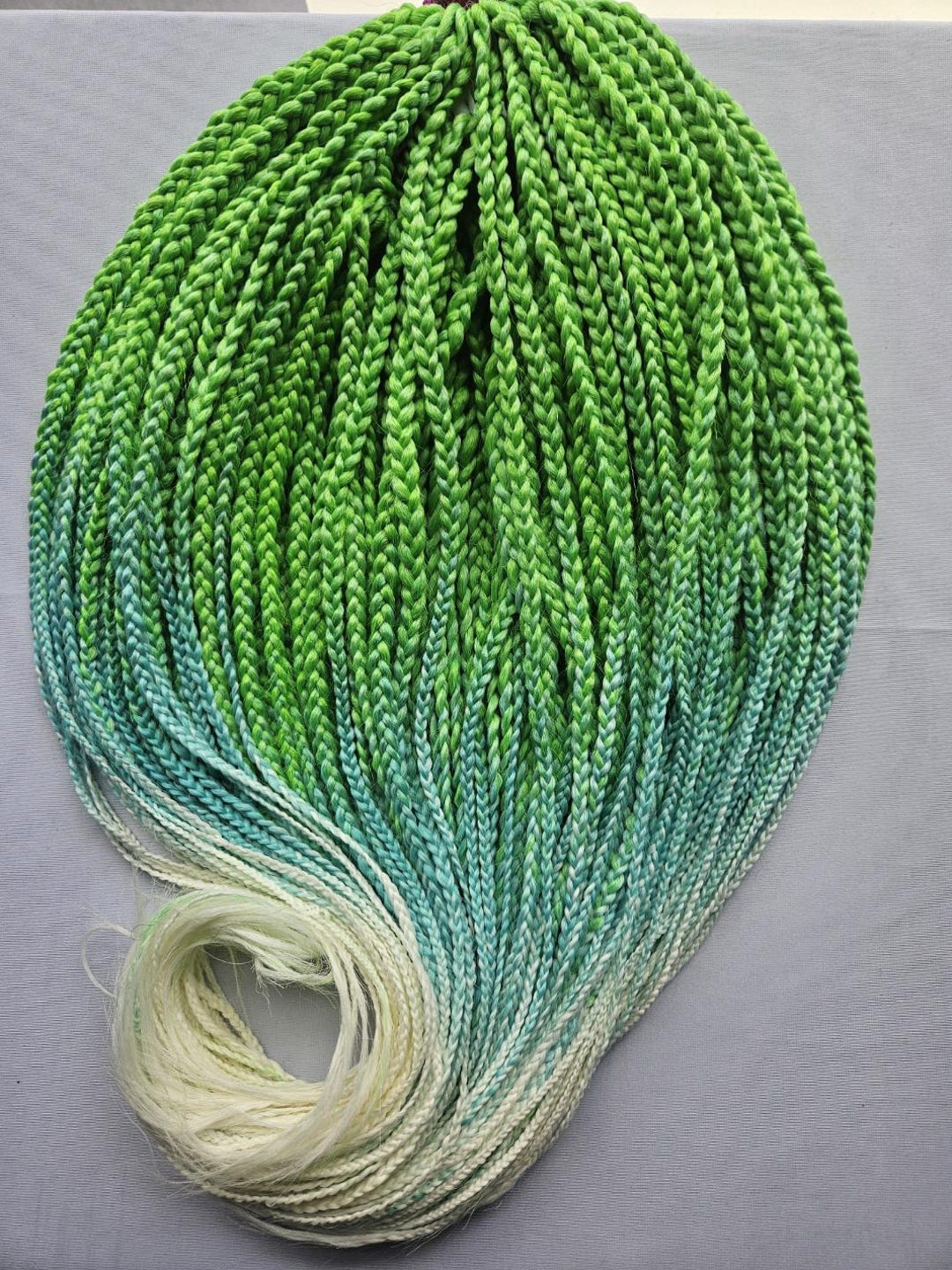 Handmade 24-inch Crochet Hair – 100 Braids in a Bundle - Etsy