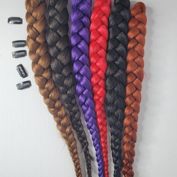 Clip in Braids - Etsy
