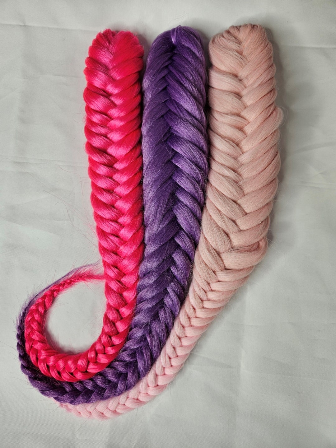 Clip in Fishtail Braid 20 Beautiful Spring Colors - Etsy