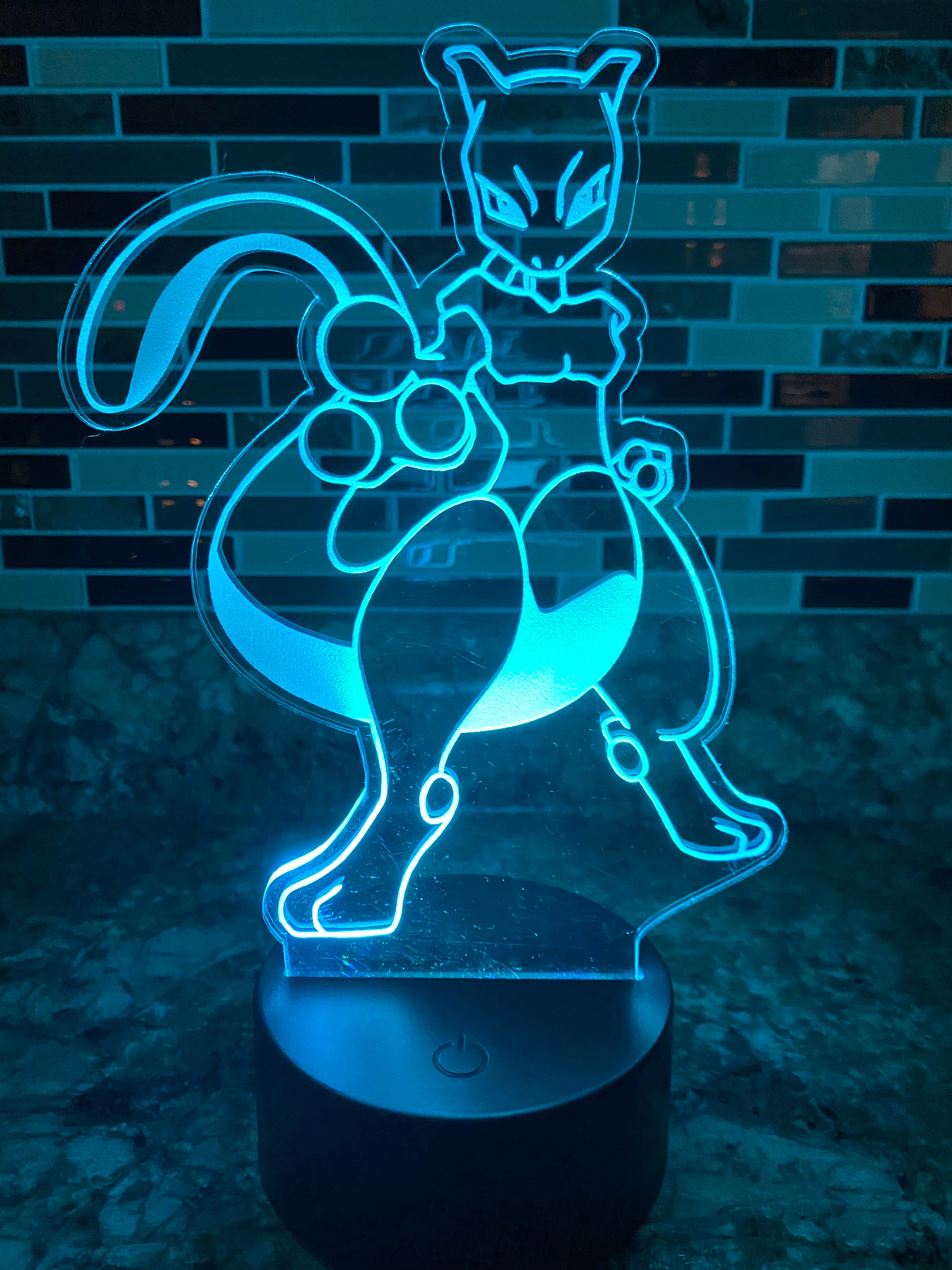 Pokemon Mewtwo Engraved and Now With Personalization Option - Etsy