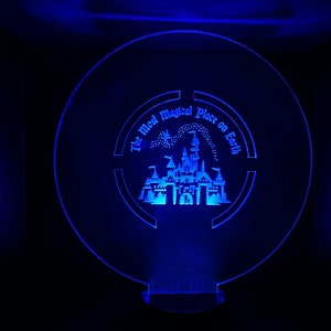 Disney Castles Inspired Custom Engraved LED Magicband Holder - Etsy
