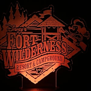 Disney Fort Wilderness Resort Inspired Custom Engraved LED Light Sign ...
