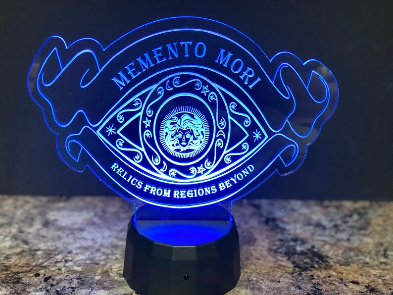 Memento Mori Relics From Beyond Haunted Mansion Custom Engraved LED ...