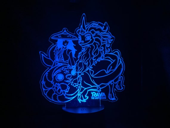 Raya and the Last Dragon Inspired Custom Engraved LED - Etsy