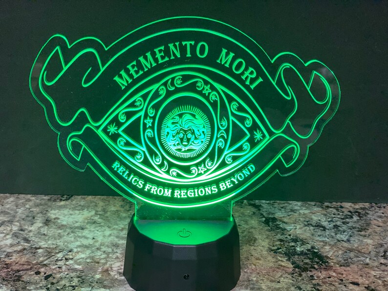 Memento Mori Relics From Beyond Haunted Mansion Custom Engraved LED ...
