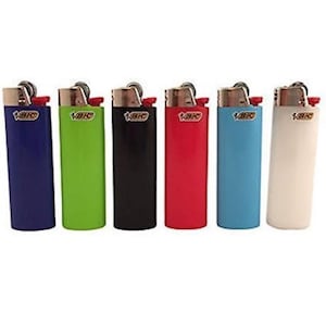 Quality Bic Lighters Sold in Set of Six Lighters.plain Colors or New ...