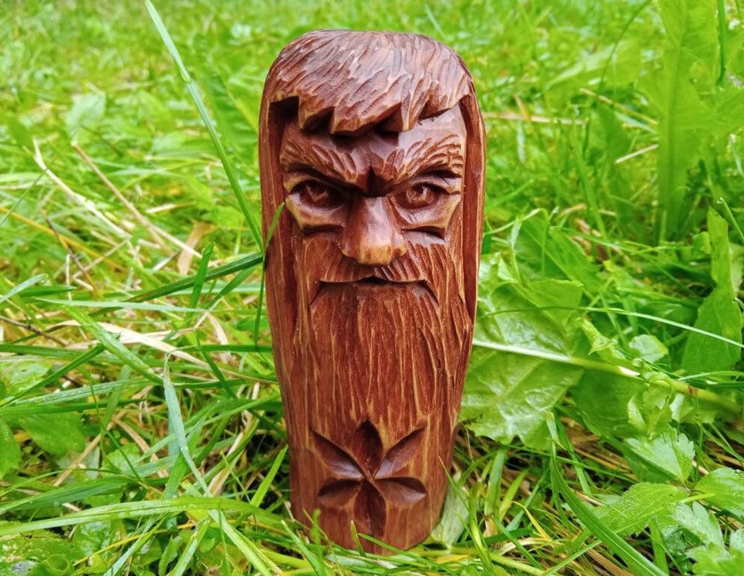 Perun Statue. Statuette of the God Perun Handmade Wood. Wood - Etsy