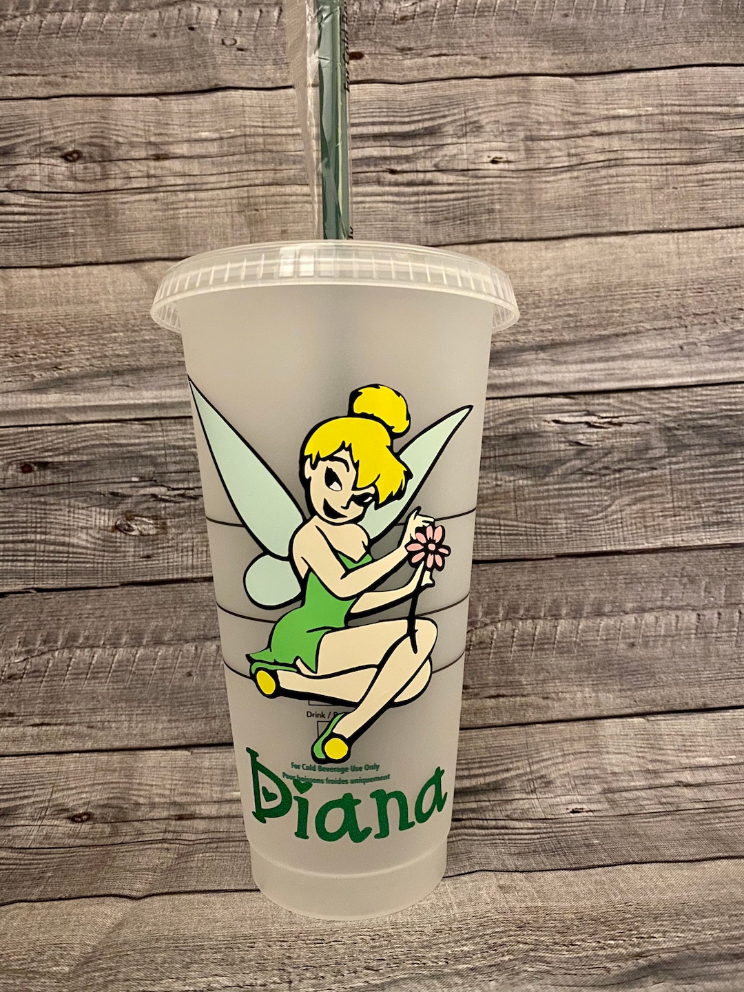 Tinker Bell Starbucks Cold Cup - Etsy