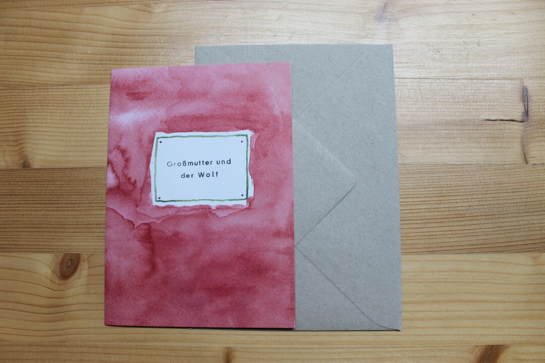 Card Greeting Card Leporello Fairy Tale Satire Small Gift - Etsy