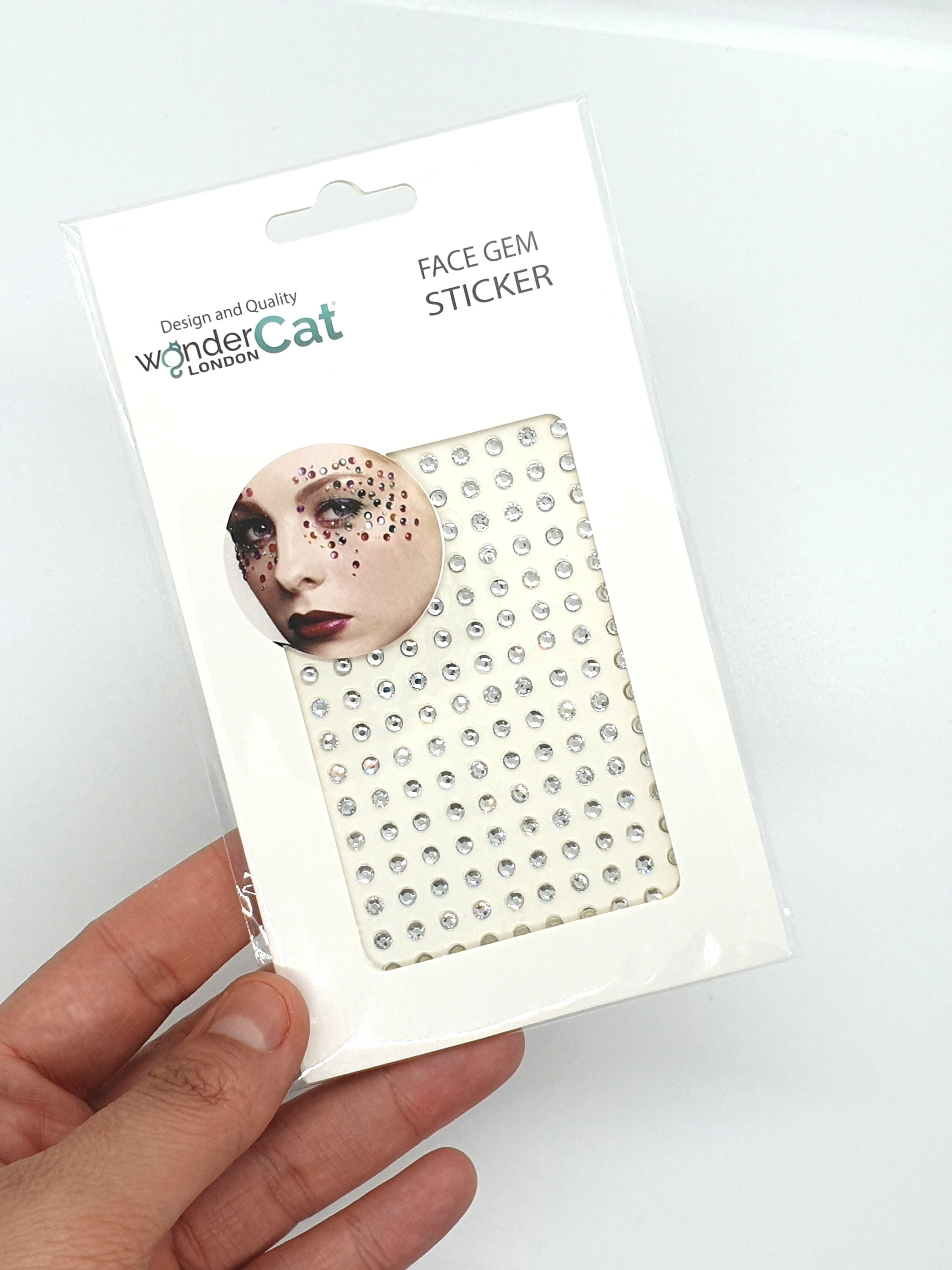Face Gems Adhesive Glitter Jewel Tattoo Sticker Festival Rave Party ...