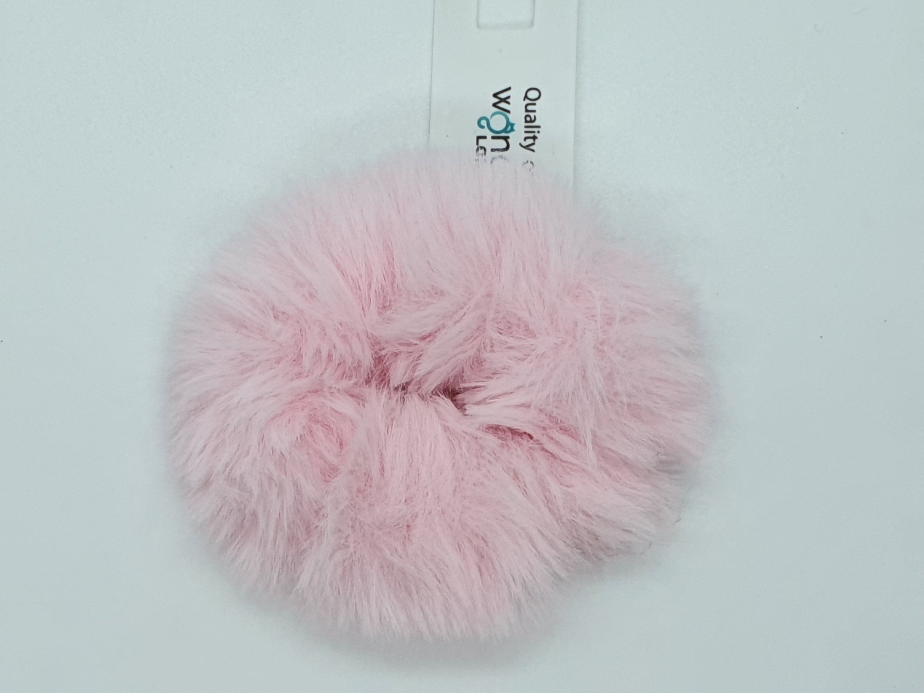 Pink Fluffy Hair Band Hair Scrunchie Hair Elastics Bands Braids Plaits ...