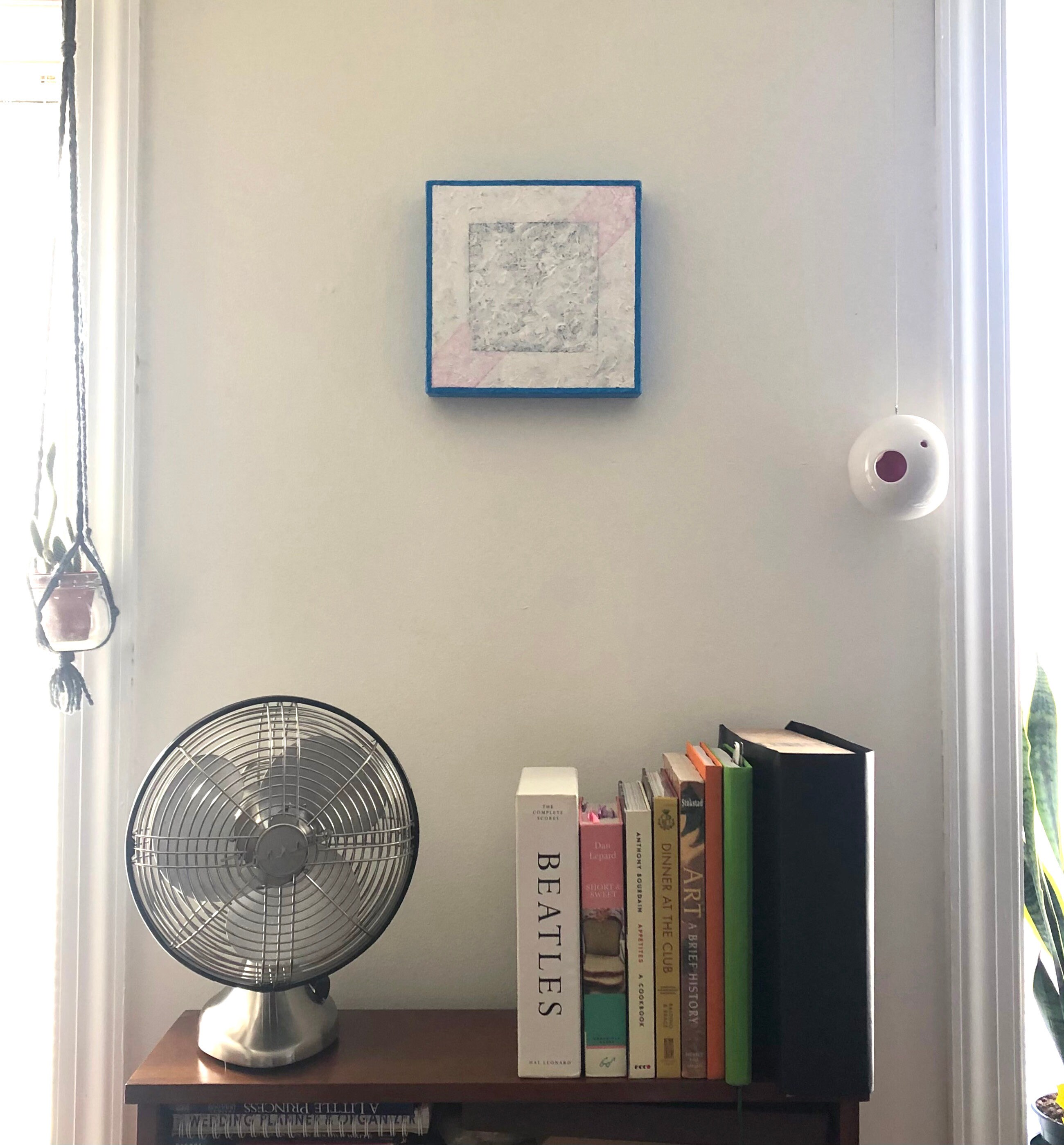 Square With Diagonal - Painting on Canvas - Etsy