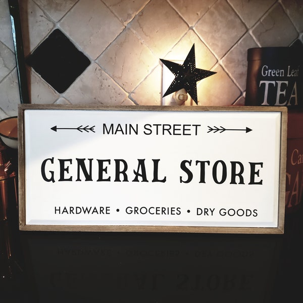 Hanging Store Sign - Etsy