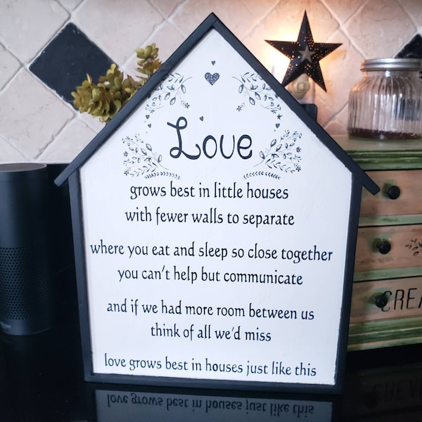 Love Grows Best in Little Houses - Etsy