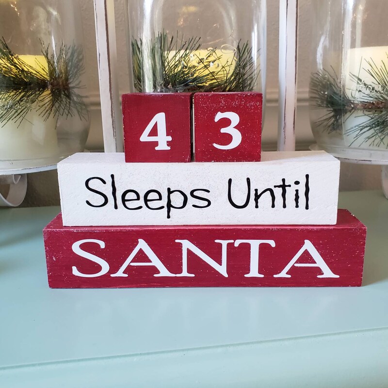 Countdown Blocks - Etsy