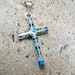Cross/inlay/multi Color Cross/cross Inlay /multi Color Inlay Pendant ...