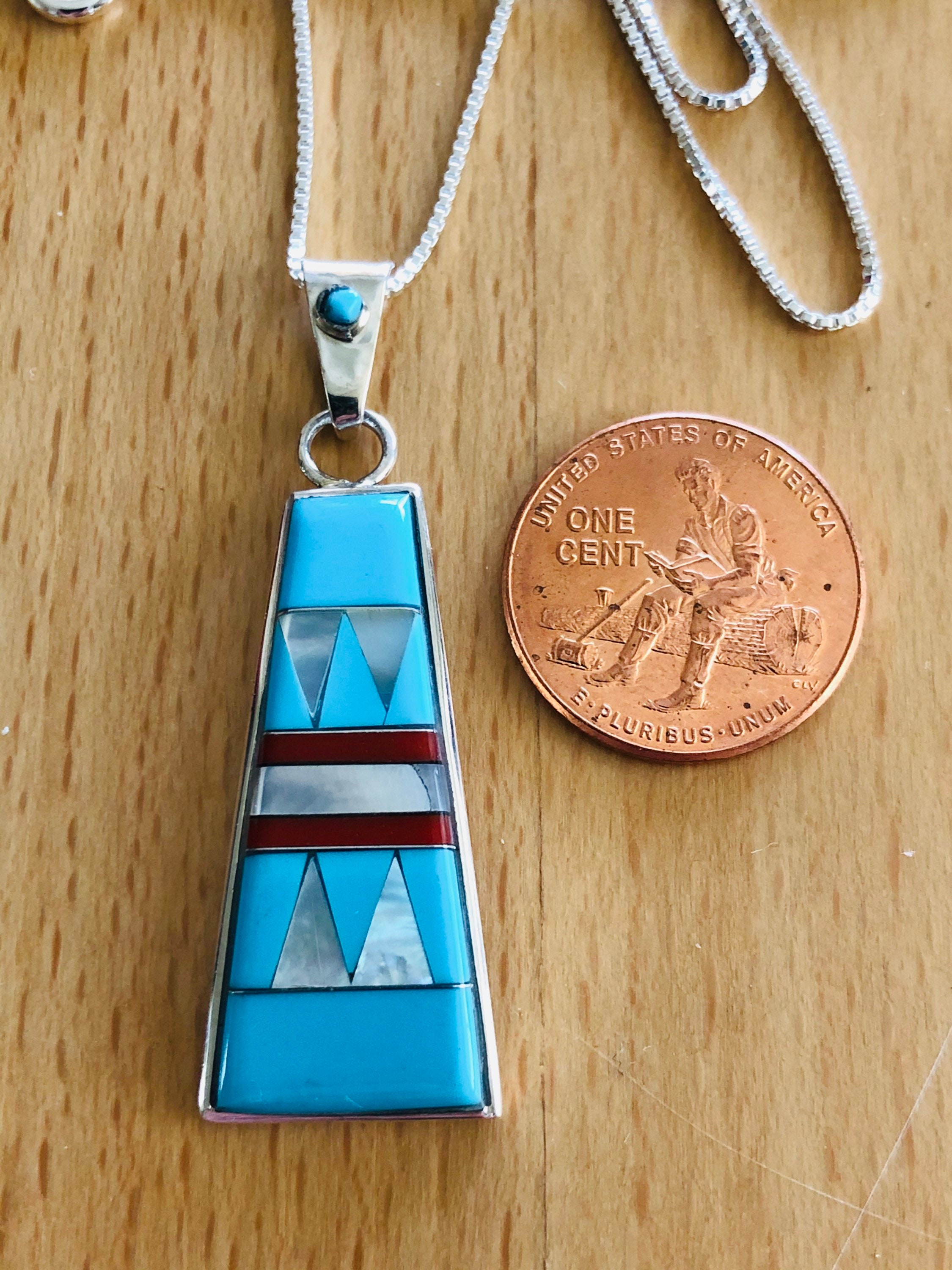 Colorful Pendant/multi Color Pendant/sterling Silver Mix Color Pendant ...