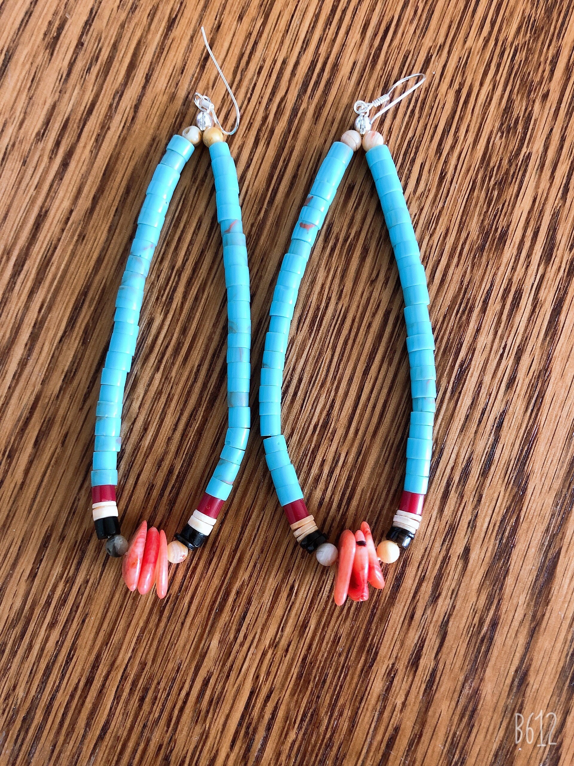 Loops/loops Earrings /navajo Loops Turquoise - Etsy UK