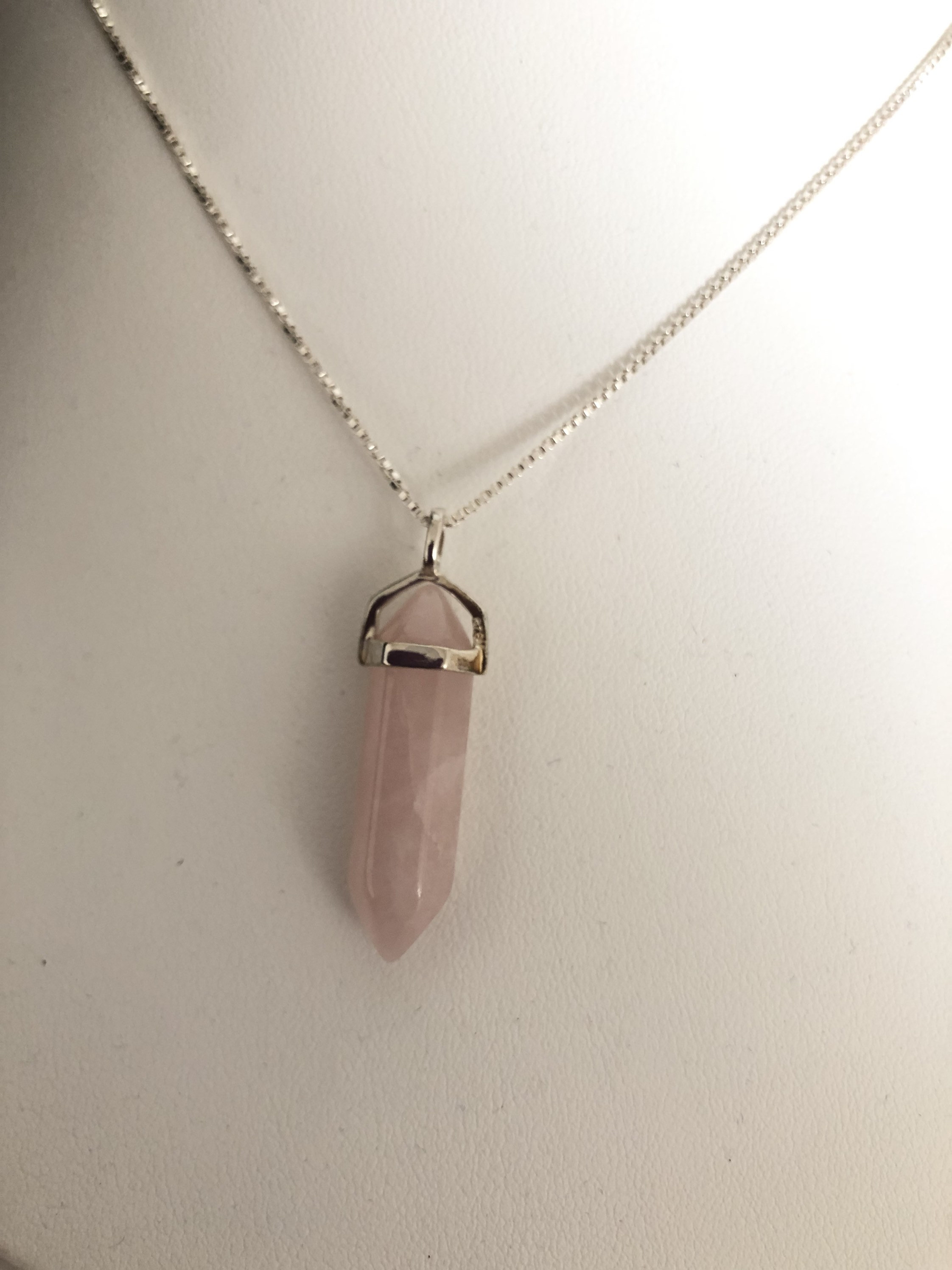 Pink Stick/rose Quart Sticks/ Pink Sticks Pendant - Etsy