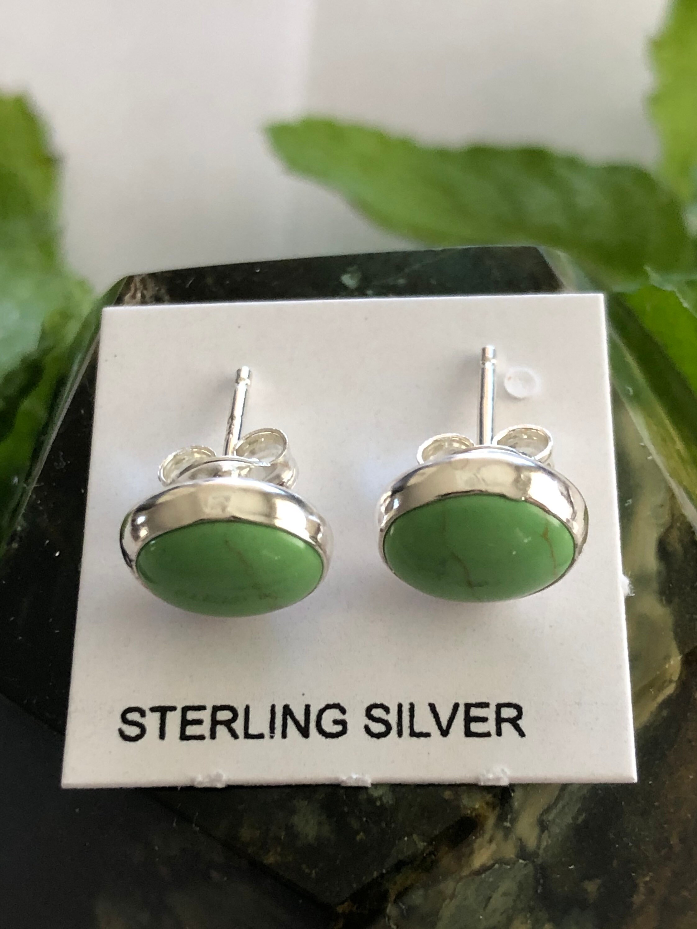 6x8mm Oval Gaspeite Stone/green Stone/oval Shape/genuine 925 - Etsy