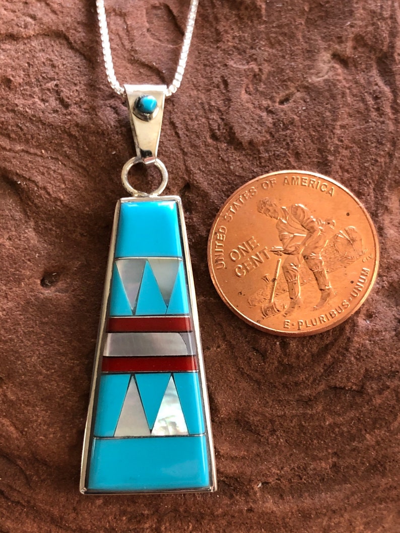 Colorful Pendant/multi Color Pendant/sterling Silver Mix Color | Etsy