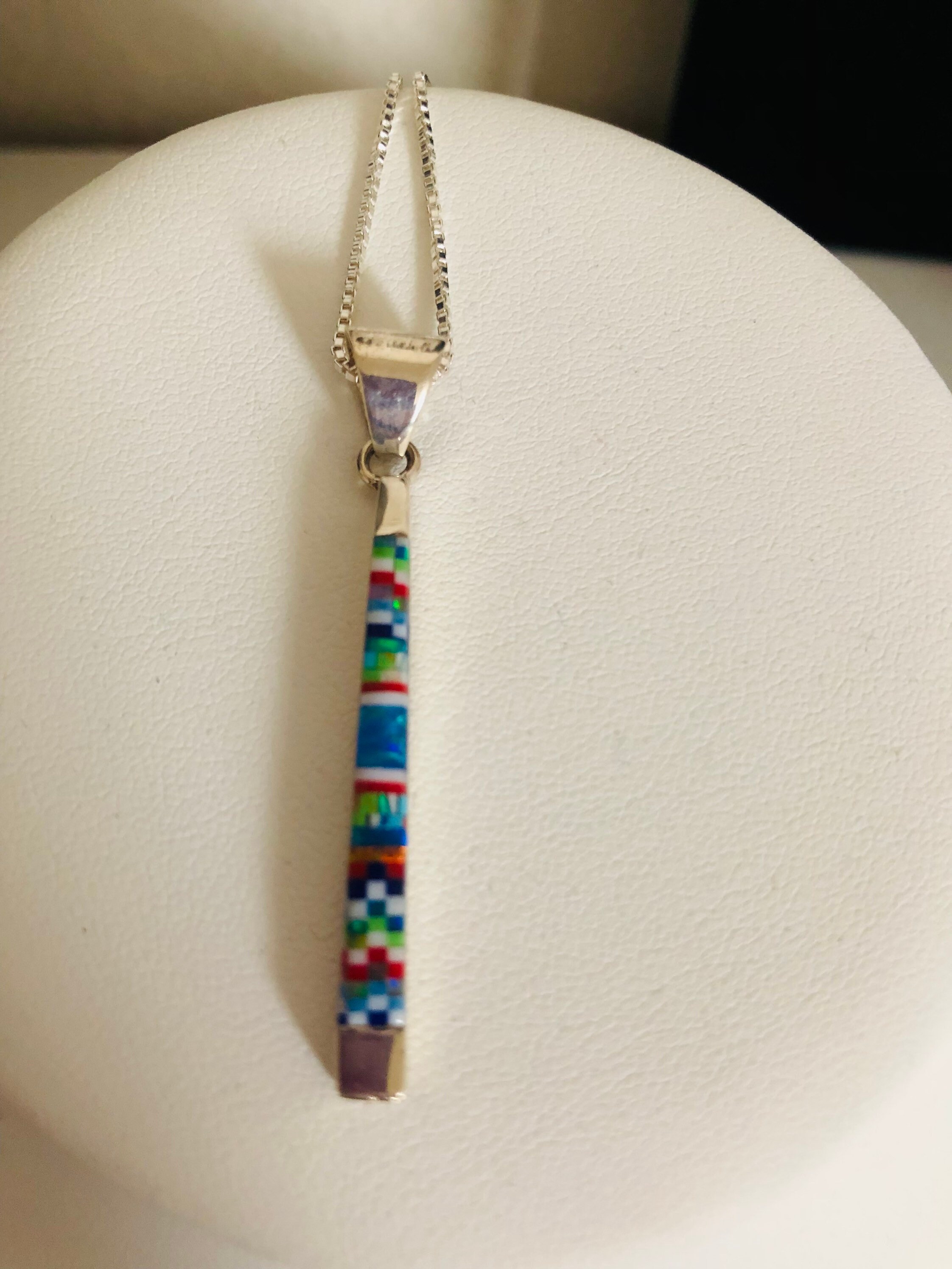 Stick/inlay/multi Color Sticks/sticks Inlay /multi Color Inlay Pendant ...