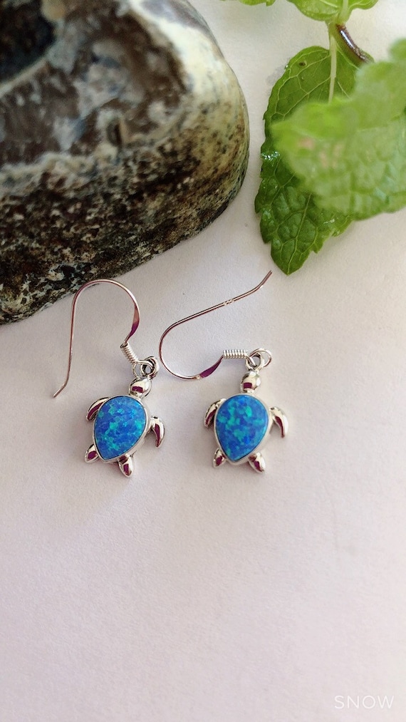 Opal Dangle/Drop Fashion Earrings Chinatown Sea Turtle Earrings ...