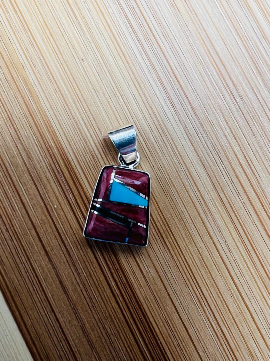 Colorful Errow Head Pendant/sterling Silver Multi Color Errow Hsad ...