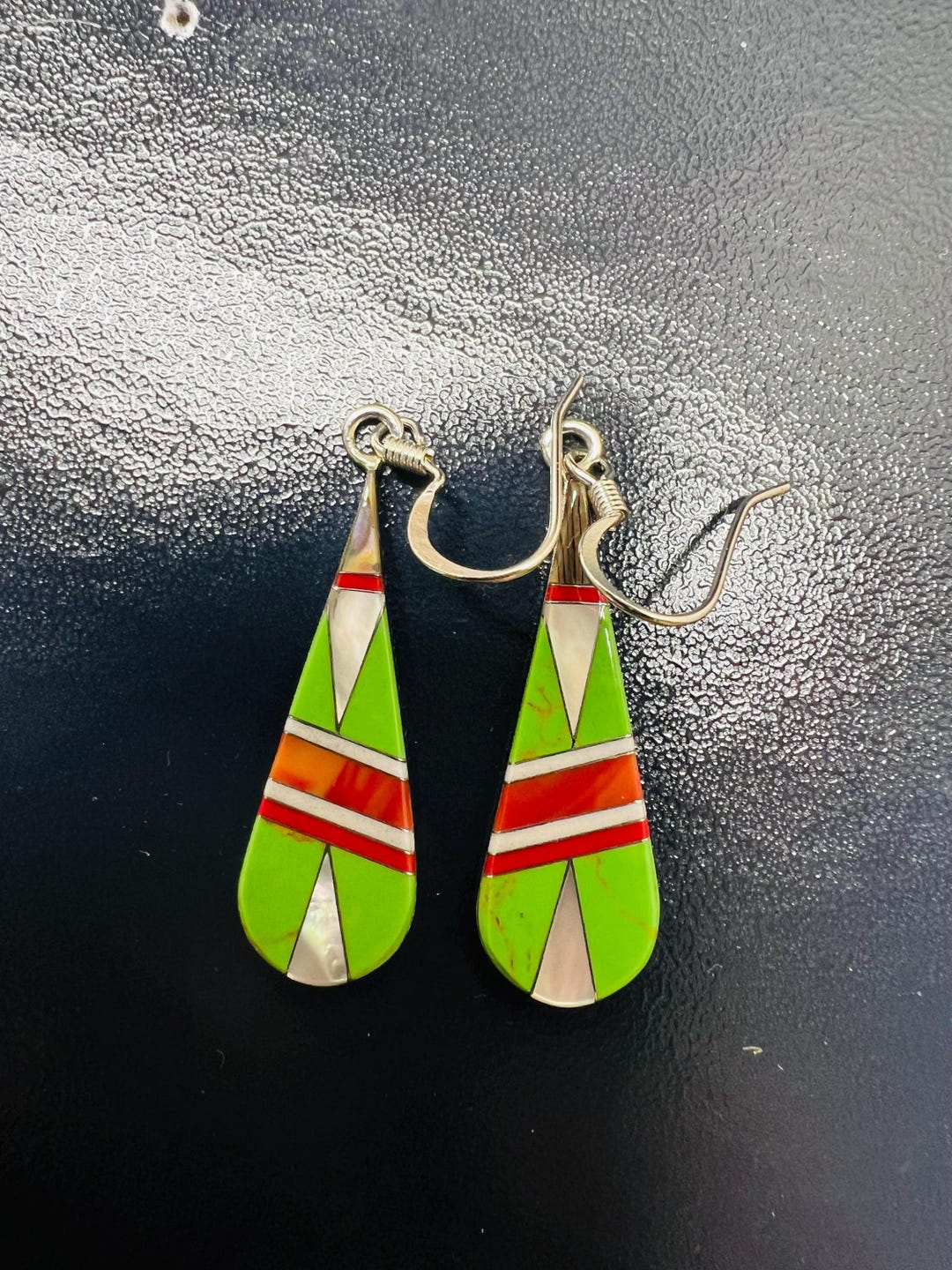 Colorful Earring/ Multi Color Sticks Earrings/sterling Silver Stick ...