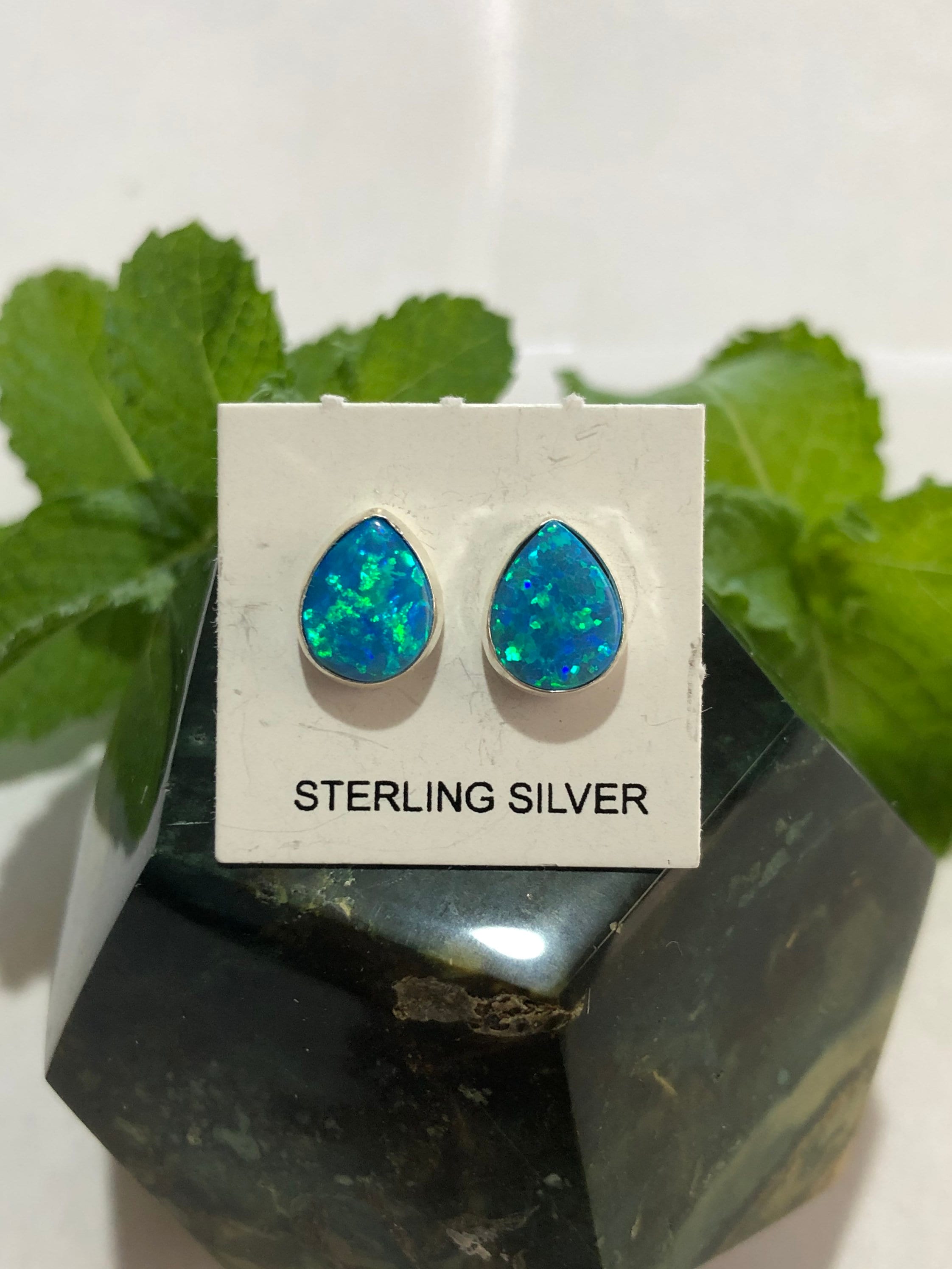 Green Fire Opal Earrings - Etsy