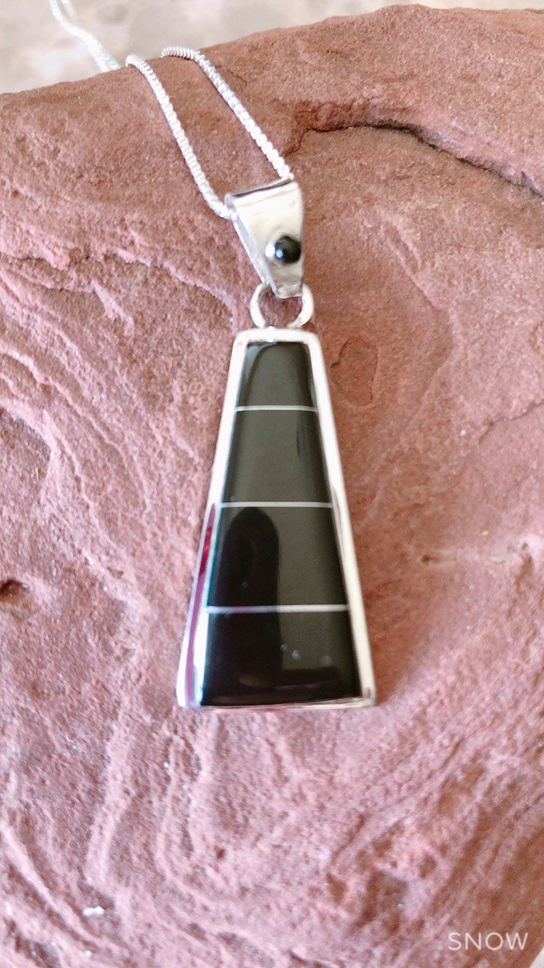 Negro/Colgante negro/Collar negro/Collares colgantes - Etsy España
