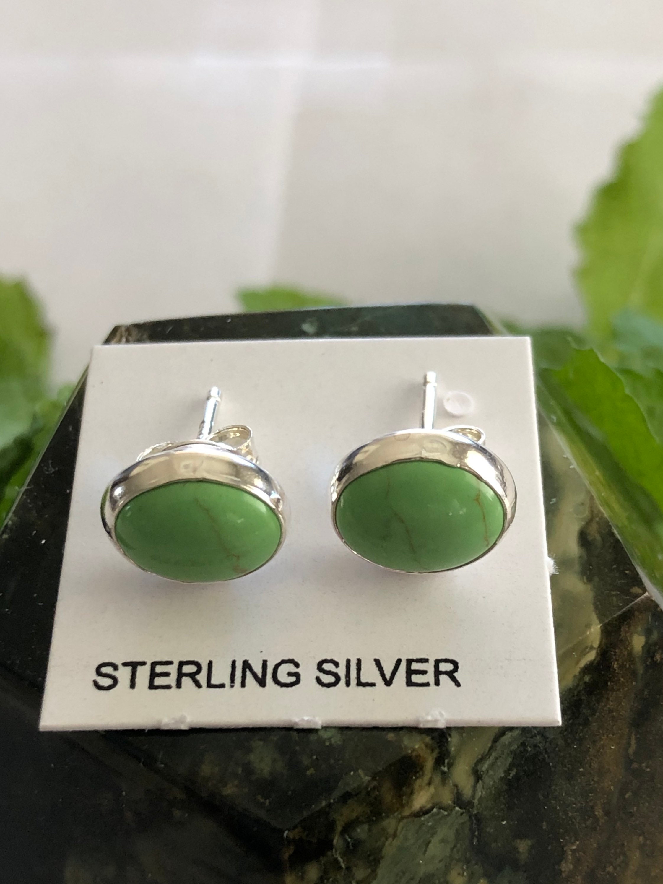 6x8mm Oval Gaspeite Stone/green Stone/oval Shape/genuine 925 - Etsy