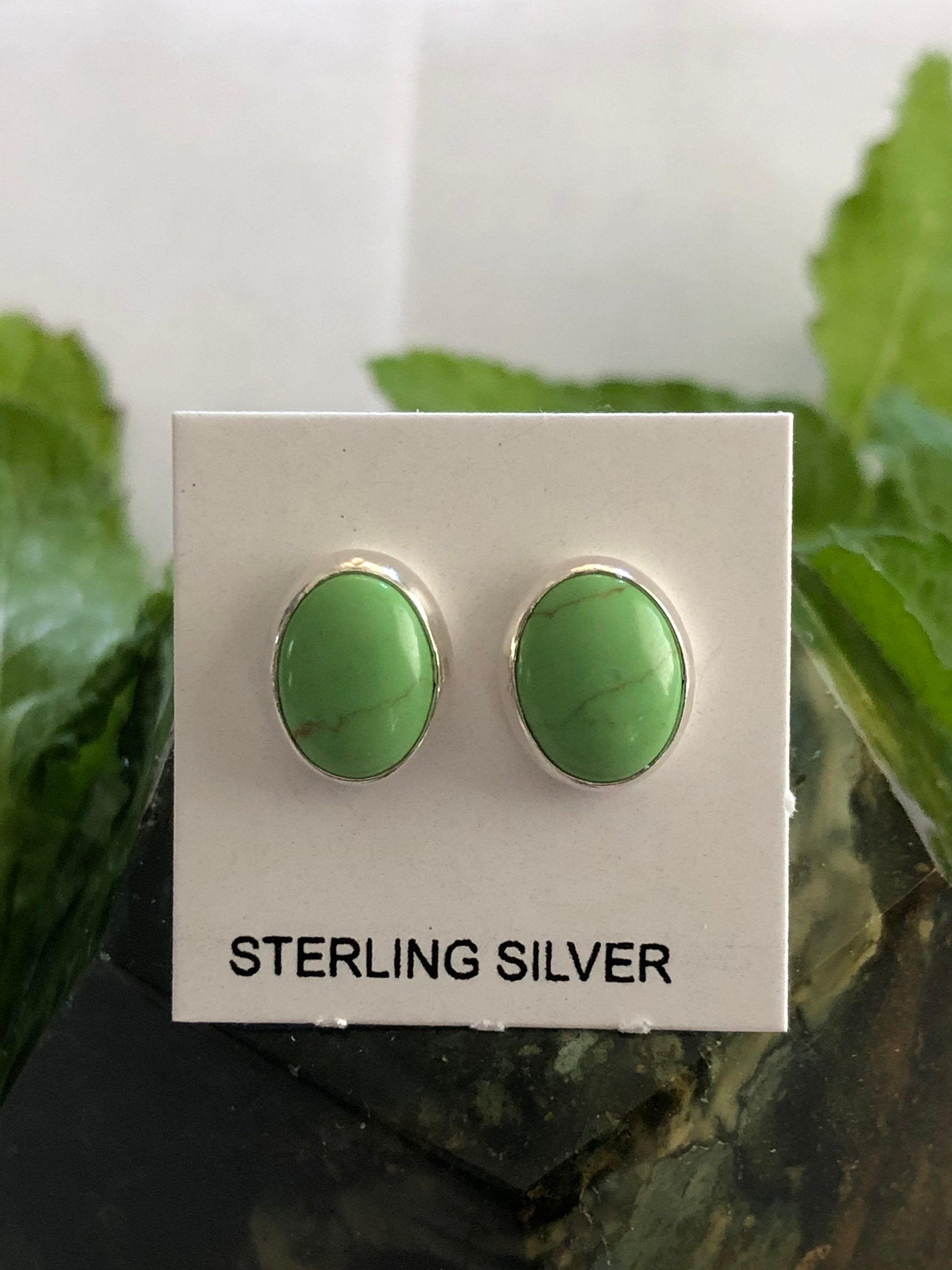 6x8mm Oval Gaspeite Stone/green Stone/oval Shape/genuine 925 - Etsy