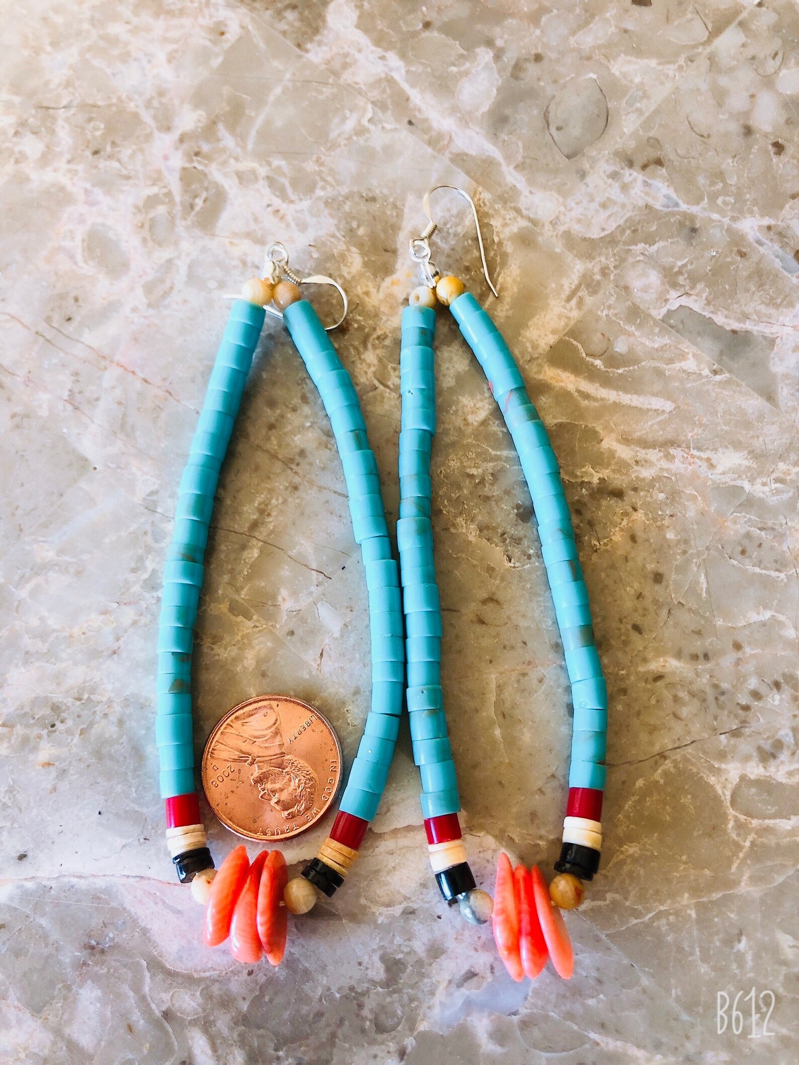 Loops/loops Earrings /navajo Loops Turquoise - Etsy UK