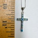 Cross/inlay/multi Color Cross/cross Inlay /multi Color Inlay Pendant ...